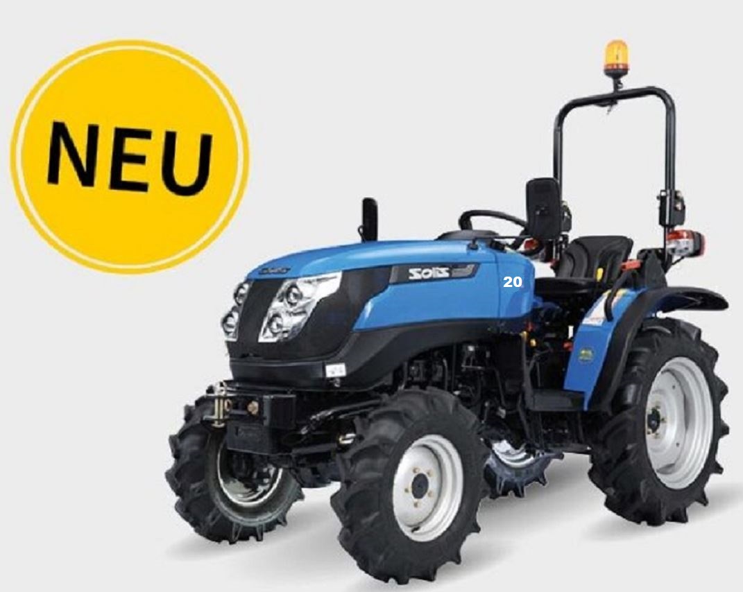 Solis 20 Allrad Traktor - Bereifung Diagonal - TANKERS MACHINE